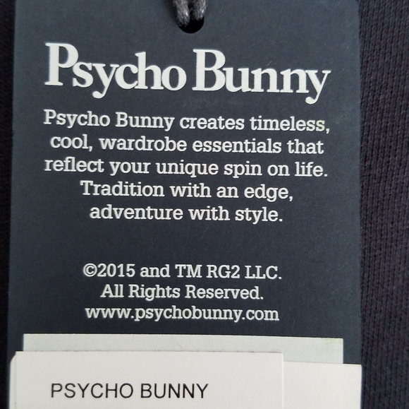 Psycho Bunny | Jackets & Coats | New Mens Psycho Bunny Black Track ...